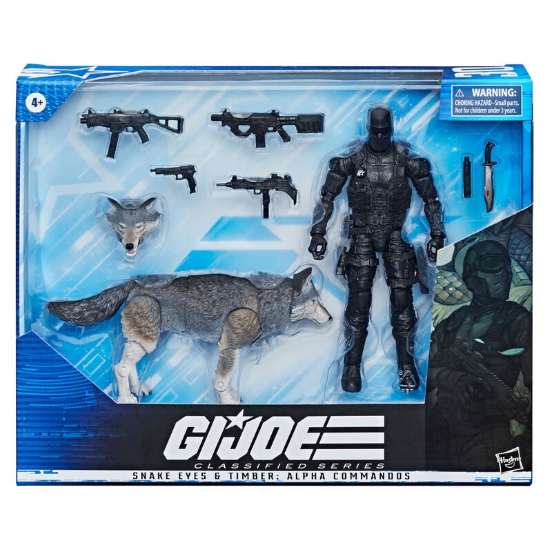 GI JOE CLASSIFIED SERIES SNAKE EYES & TIMBER ALPHA COMMANDOS ...